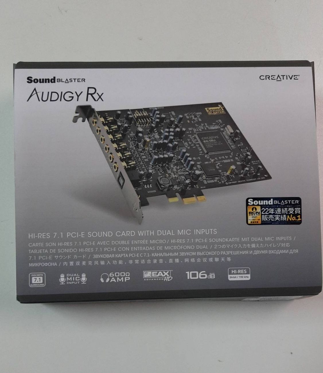 Звуковая карта Creative Sound Blaster Audigy Rx Витринный образец за ...